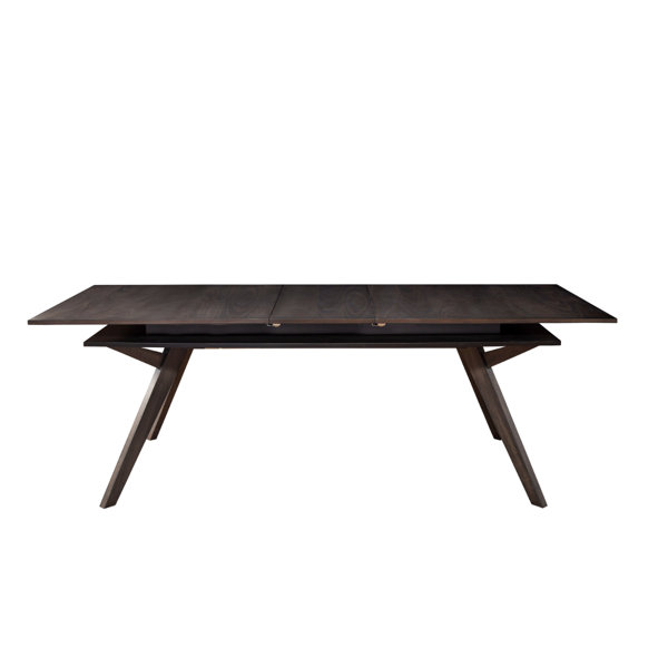 Langley Street Giovanny Rectangular Extension Dining Table, Dark Tobacco & Reviews | Wayfair